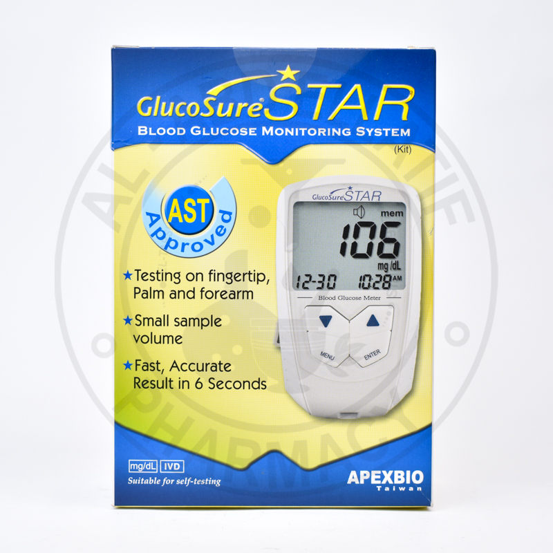 Glucosure Star Monitor + 50 Strips