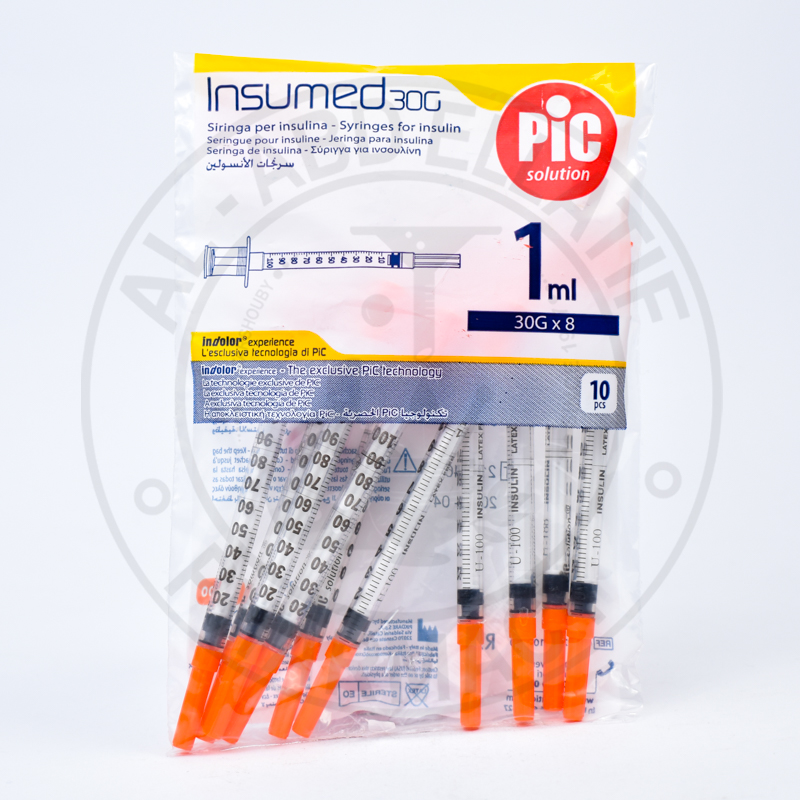 PIC Insulin Syringe 100 IU 10 Syringes